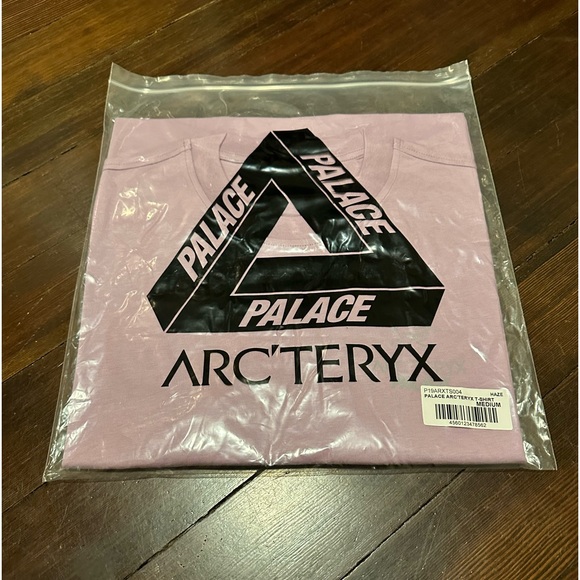 PALACE | Shirts | Nwt Fw 220 Palace X Arcteryx Triferg Shirt Haze Medium Deadstock Unopened ...